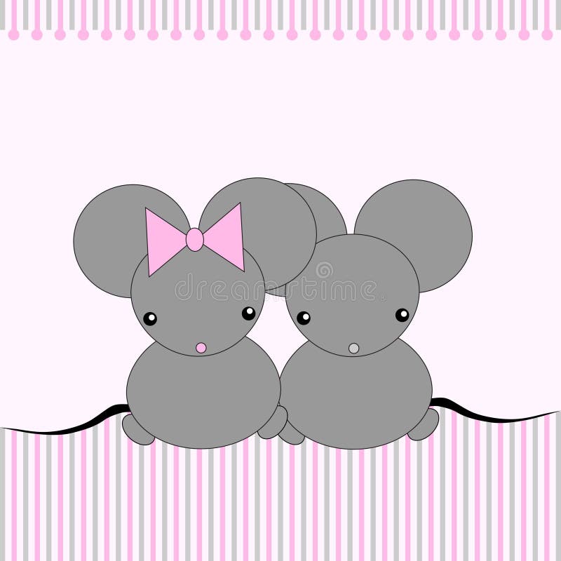 Cartoon mouse stock vector. Illustration of paint, banner - 17345537