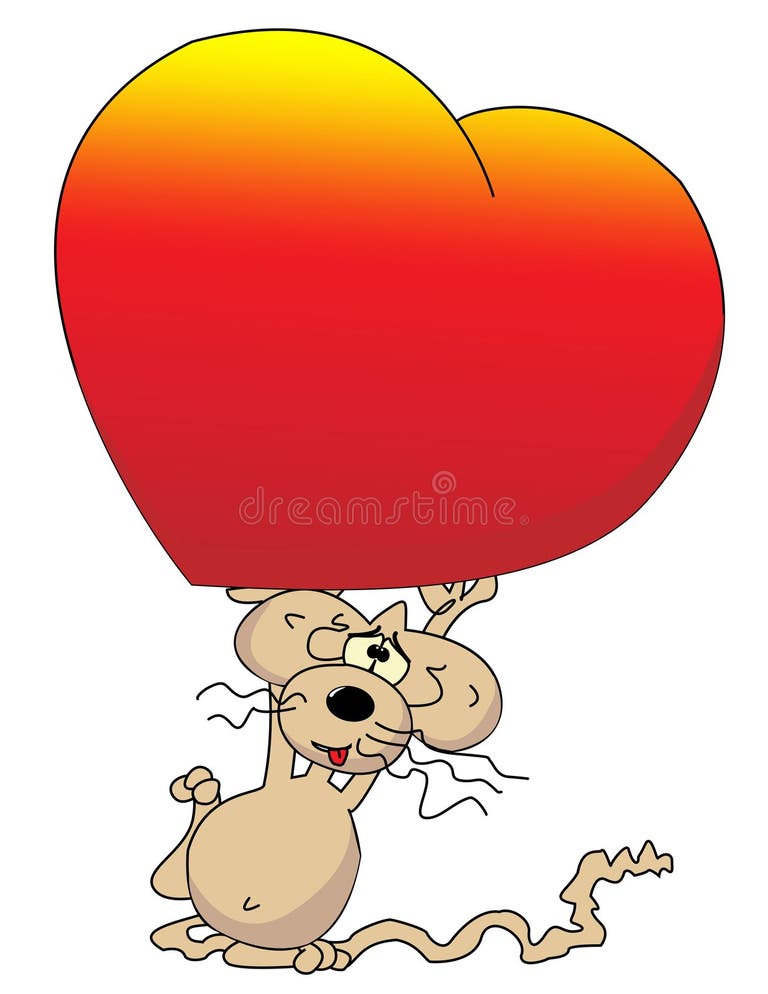 Cartoon Heart Mouse Stock Illustrations – 3,428 Cartoon Heart Mouse ...