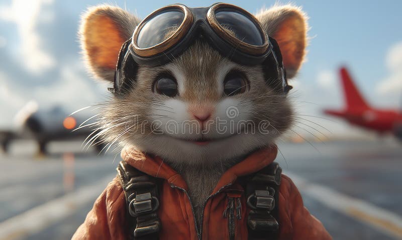 Cartoon Mouse Pilot Uniform Stock Photos - Free & Royalty-Free Stock ...