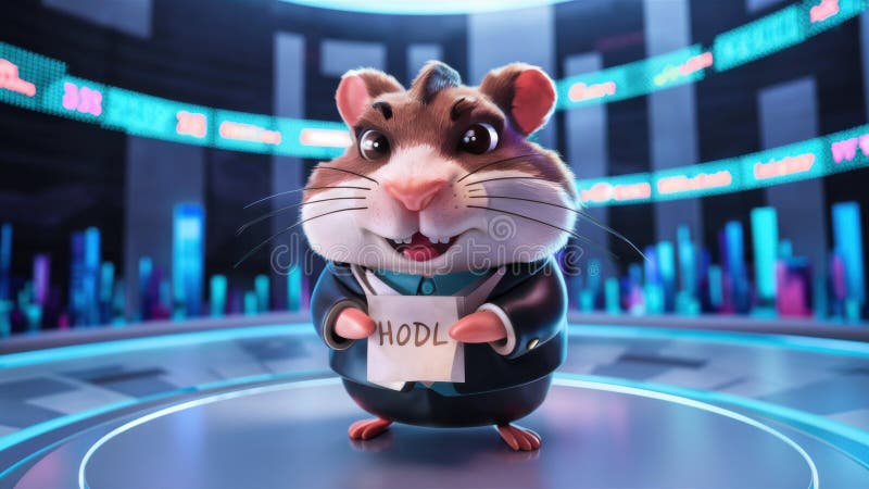 A Cartoon Mouse in a Suit Holding Up the Word Jeb, AI Stock Photo ...