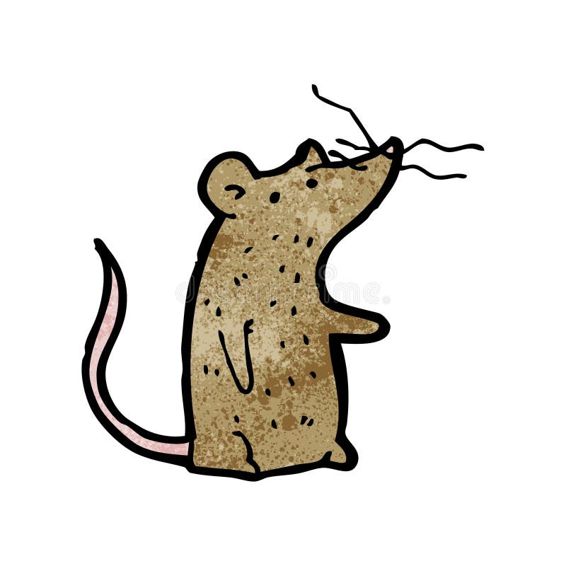 Cartoon Mouse with Twitchy Nose Stock Vector - Illustration of ...