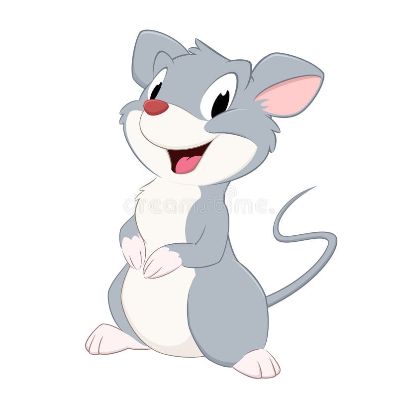 Cartoon Mouse stock vector. Illustration of friendly - 23620588