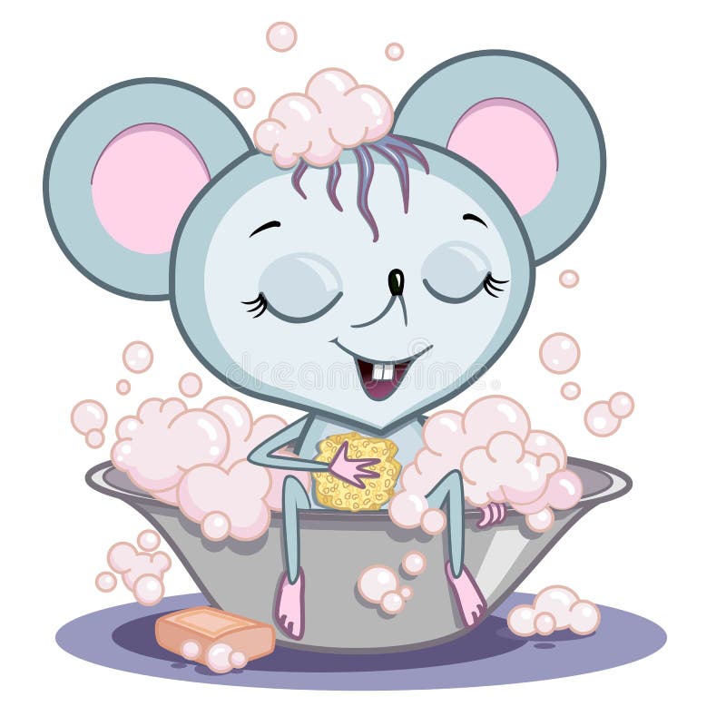 Bath Mouse Stock Illustrations – 249 Bath Mouse Stock Illustrations ...