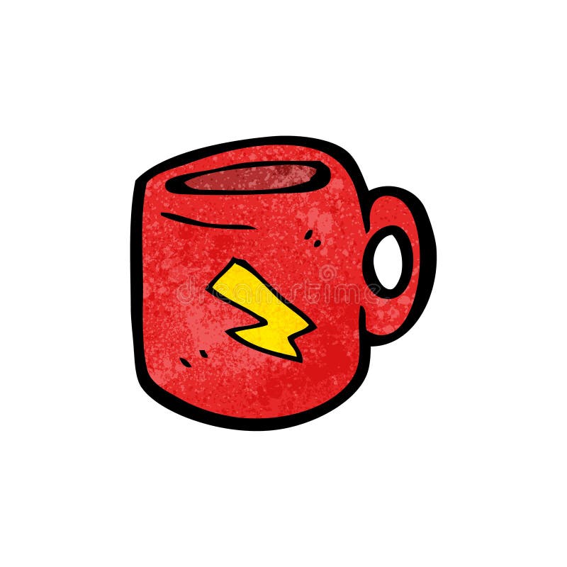 Cartoon mug stock vector. Illustration of cute, quirky - 38065994