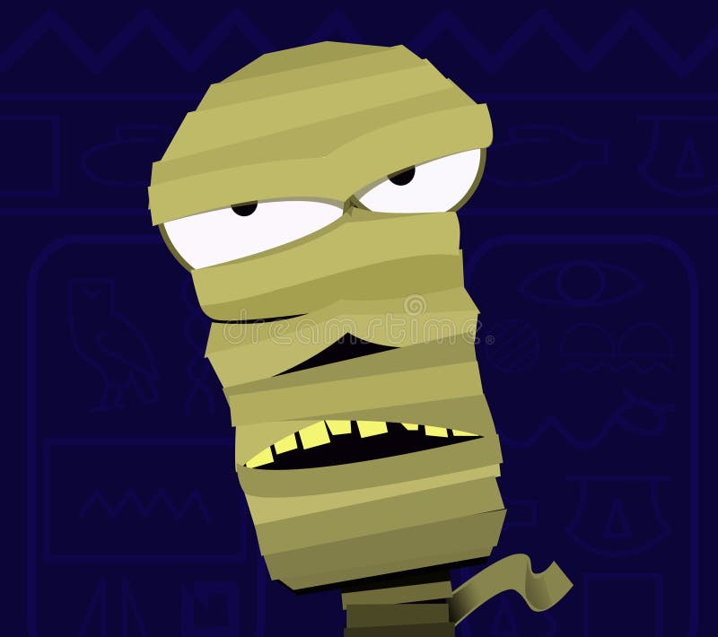 Mummy tomb stock vector. Illustration of funny, ancient - 95888225