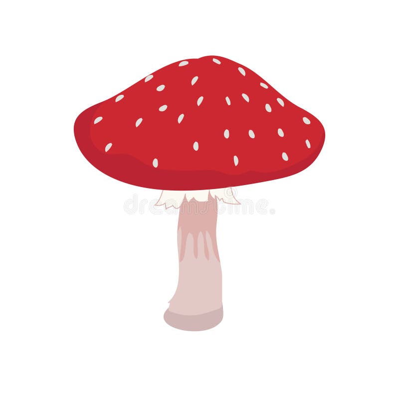 Toadstool cartoon stock vector. Illustration of cartoon - 38068697