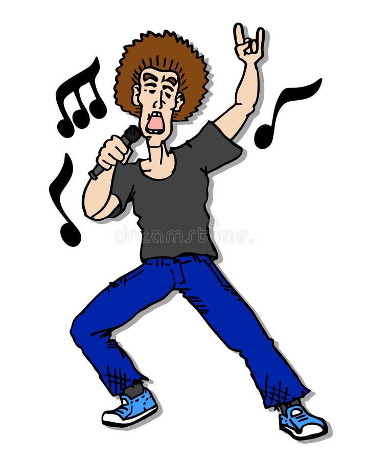 Cartoon music man stock vector. Illustration of design - 24667244