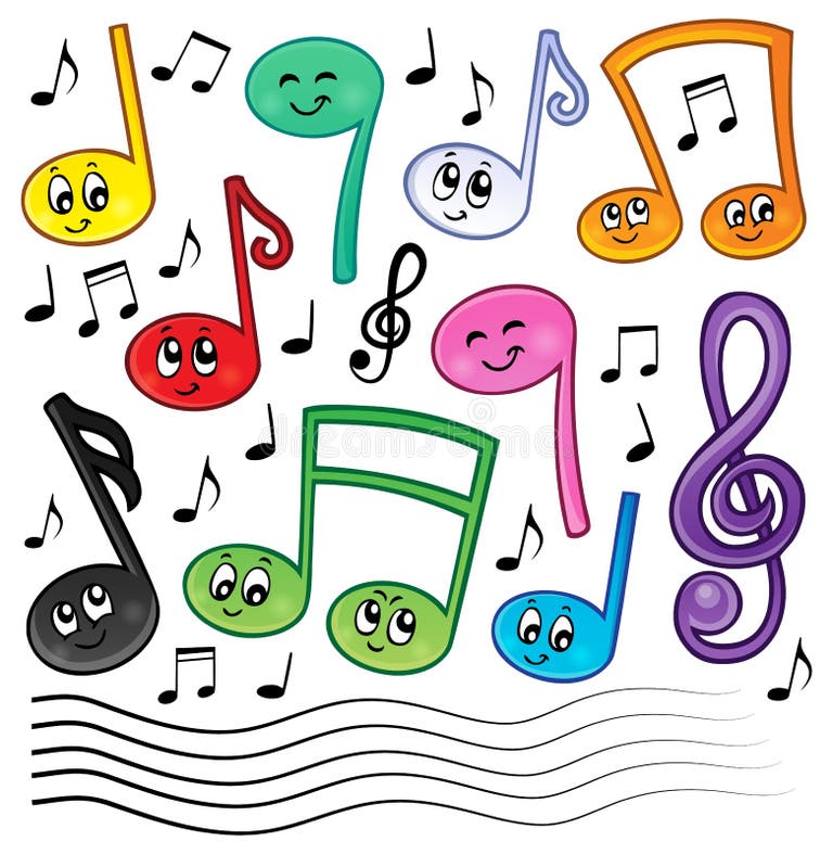 Cartoon Musical Notes Stock Illustrations – 13,738 Cartoon Musical ...