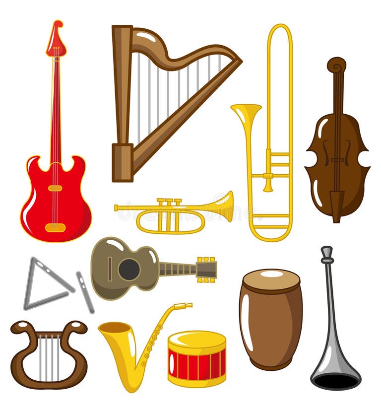 Cartoon Musical Instruments Stock Illustrations – 20,466 Cartoon ...