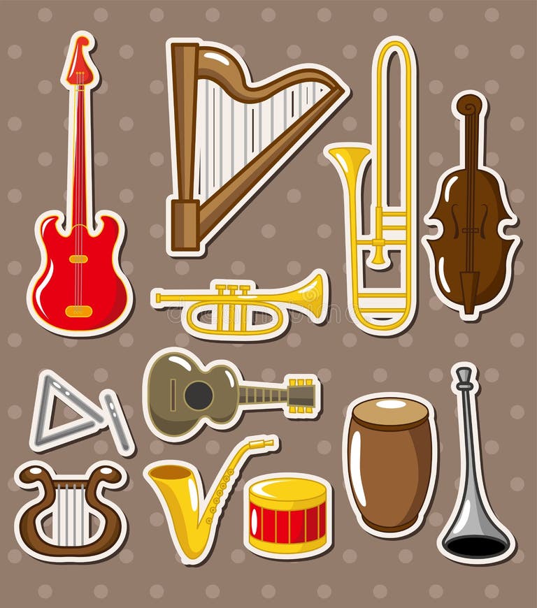 Cartoon Musical Instruments Stock Illustrations – 16,007 Cartoon ...