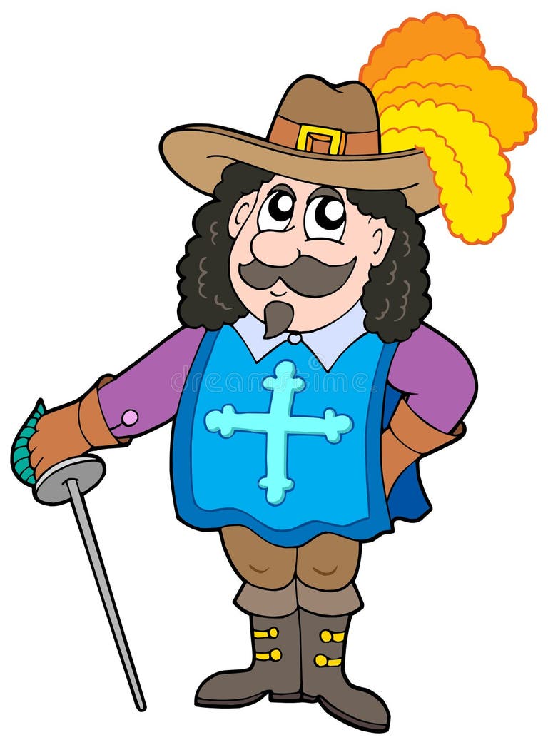 Musketeer Cartoon Stock Illustrations – 357 Musketeer Cartoon Stock ...