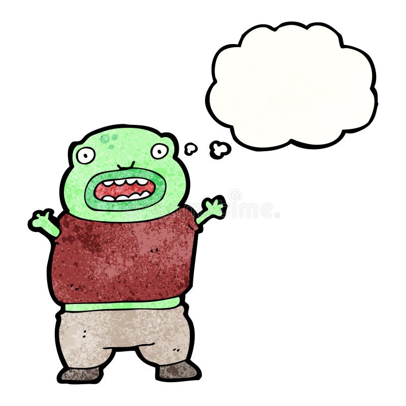 Cartoon mutant man stock vector. Illustration of hand - 38039873