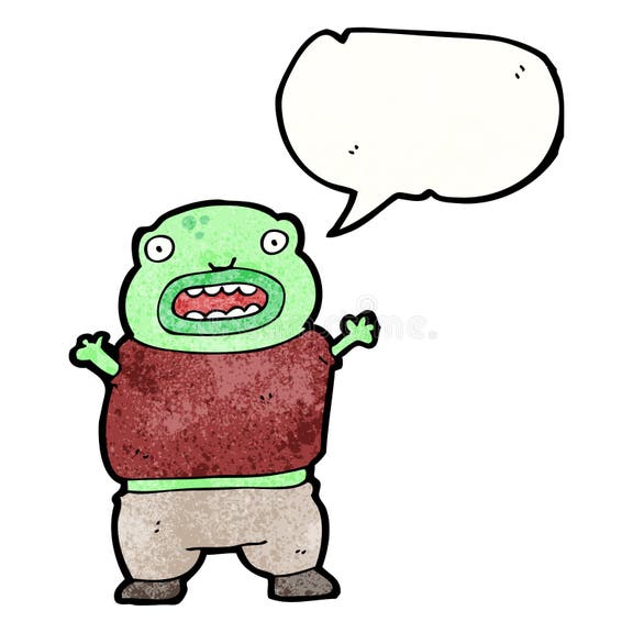 Cartoon mutant man stock vector. Illustration of character - 38050023