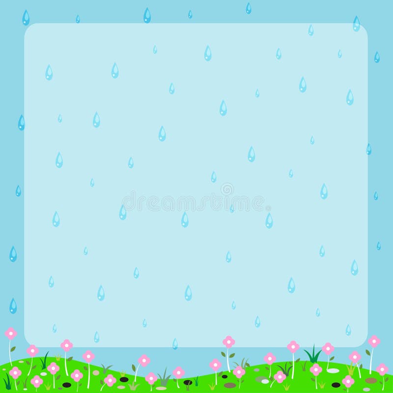 Cartoon Nature Frame Vector Stock Vector - Illustration of graphic ...