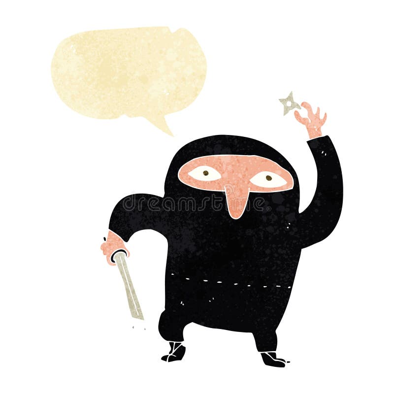 Cartoon ninja stock vector. Illustration of martial, character - 37012777