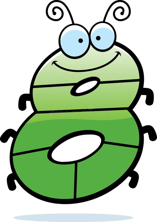 Cartoon Number Eight Bug stock vector. Illustration of cartoon - 47088584