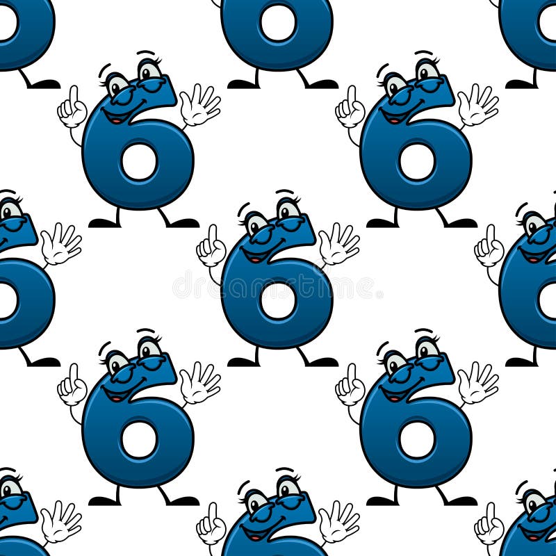 Cartoon Number Six Stock Illustrations – 7,746 Cartoon Number Six Stock ...