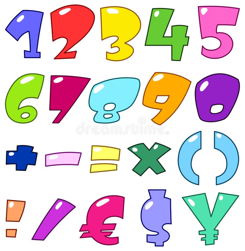 Cartoon Numbers Stock Illustrations – 55,276 Cartoon Numbers Stock ...