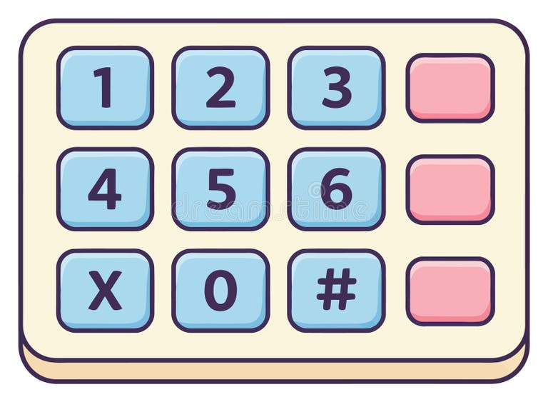 Numeric Keypad Data Entry Vector Stock Illustrations – 56 Numeric ...