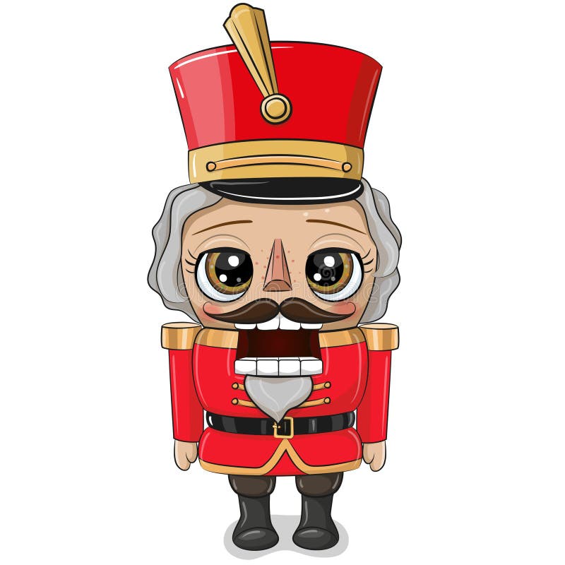 Cartoon Nutcracker Isolated on White Background Stock Vector ...