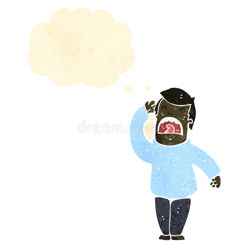 Cartoon obnoxious man stock vector. Illustration of character - 37590769