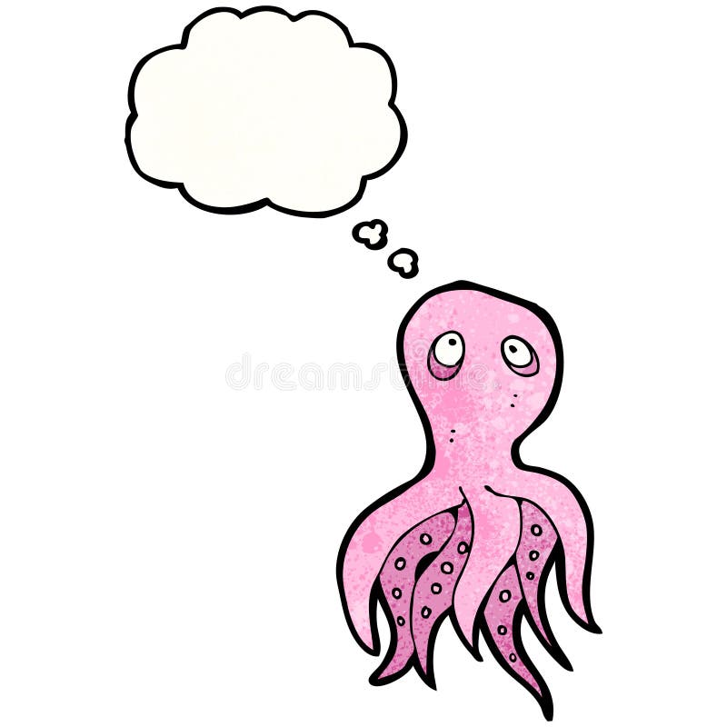 Cartoon octopus stock vector. Illustration of textured - 38051206