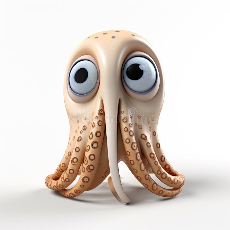 Octopus Cartoon Big Eyes Stock Illustrations – 281 Octopus Cartoon Big ...