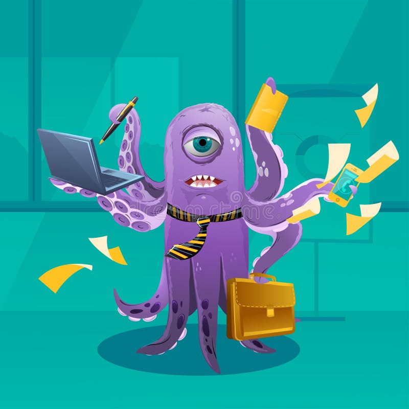 Cartoon Moster Stock Illustrations – 150 Cartoon Moster Stock ...
