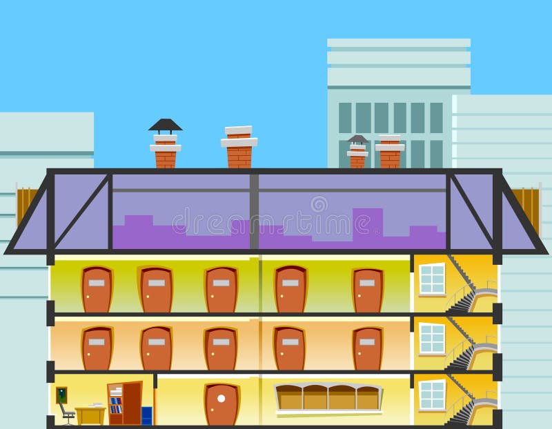 Building Section Stock Illustrations – 10,305 Building Section Stock ...