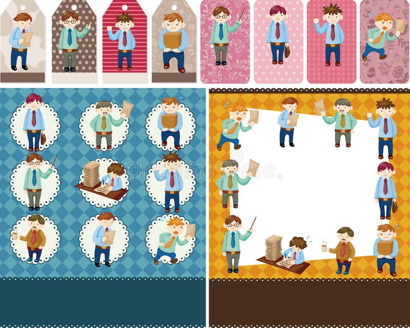 10+ Cartoon boss manager card Free Stock Photos - StockFreeImages