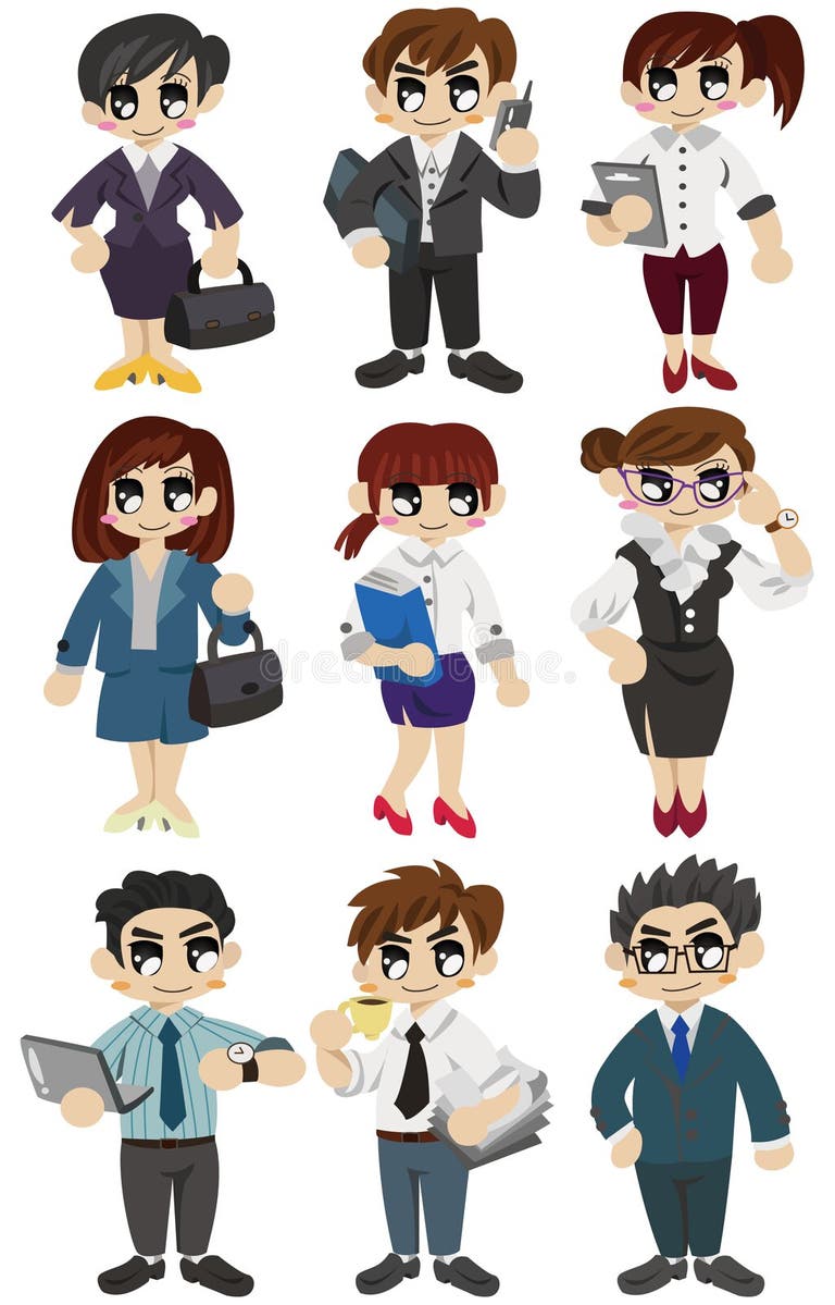 Cartoon Office Worker Stock Illustrations – 133,071 Cartoon Office ...