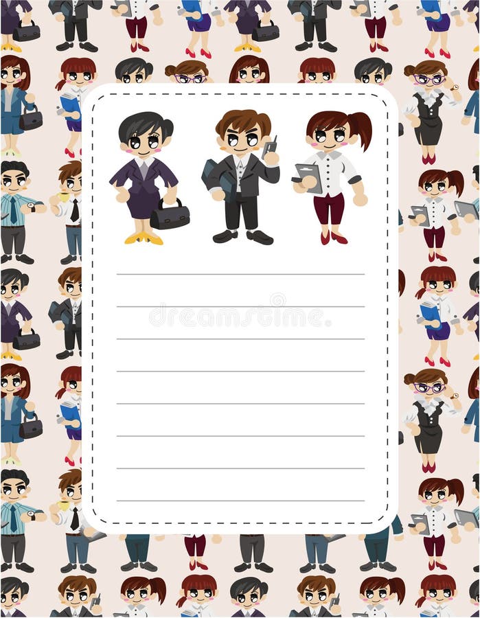 11+ Cartoon office worker card Free Stock Photos - StockFreeImages