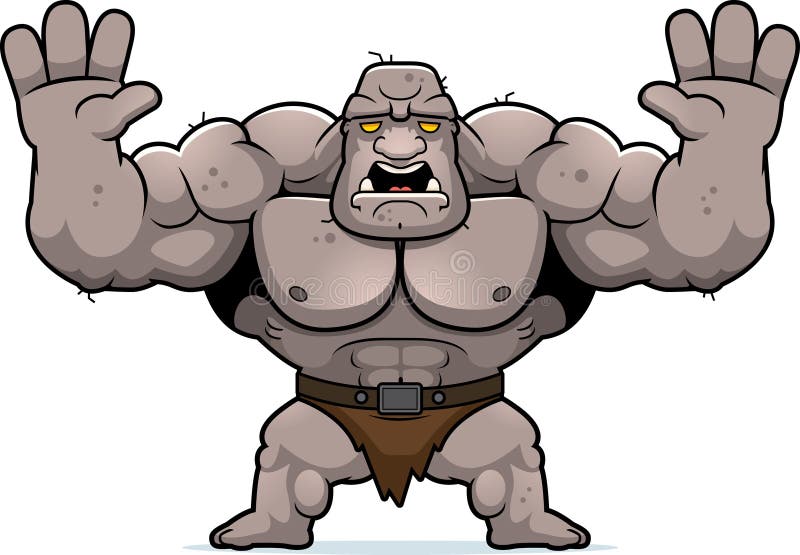 Cartoon Ogre Scared stock vector. Illustration of people - 116223762