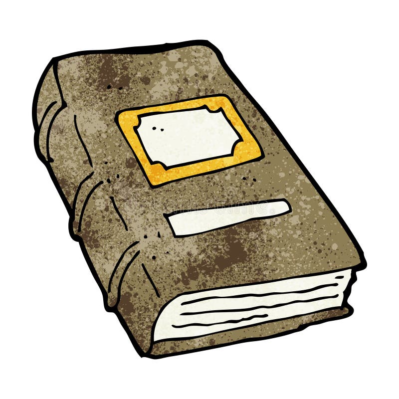 Cartoon old book stock vector. Illustration of doodle - 38002792