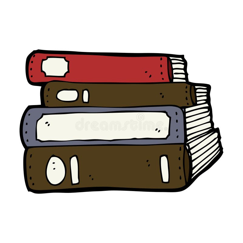 Cartoon old books stock vector. Illustration of cheerful - 37012662