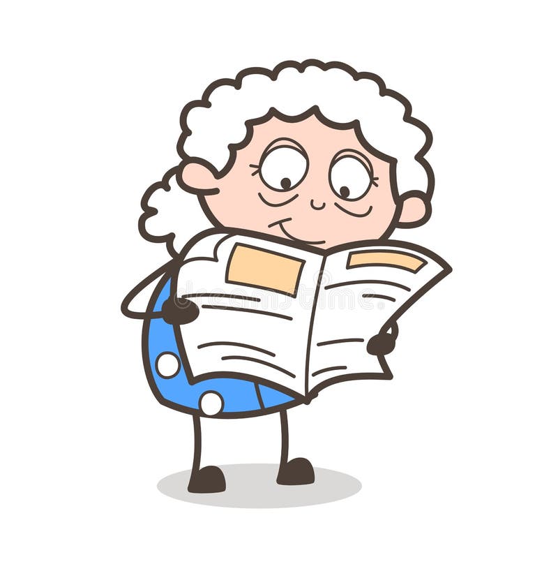 Grandma Reading Stock Illustrations – 519 Grandma Reading Stock ...
