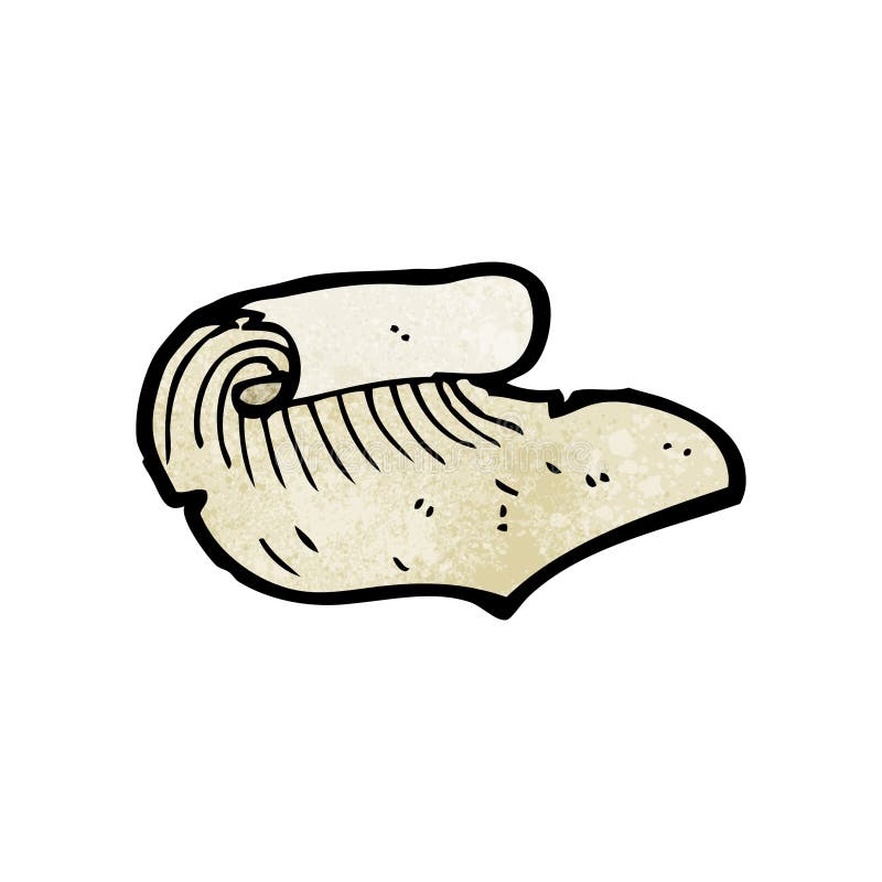 Cartoon old scroll stock vector. Illustration of texture - 38086970