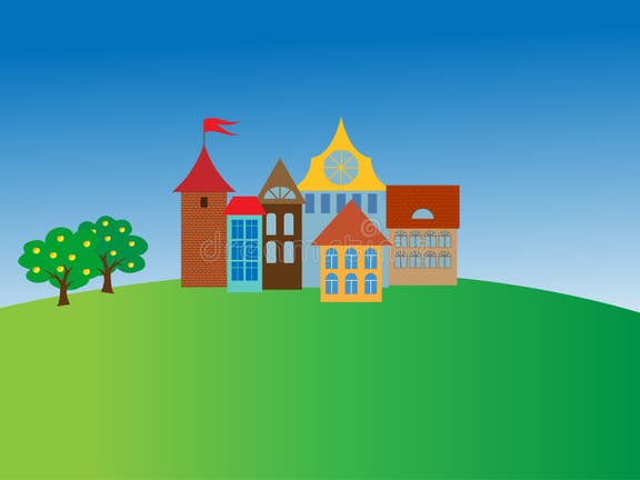 Cartoon Old Town Stock Illustrations – 28,822 Cartoon Old Town Stock ...