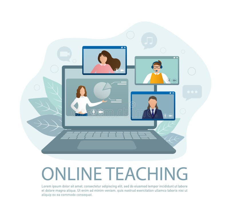 Cartoon Online Teaching for Web Design. Cartoon Character. Web Design ...