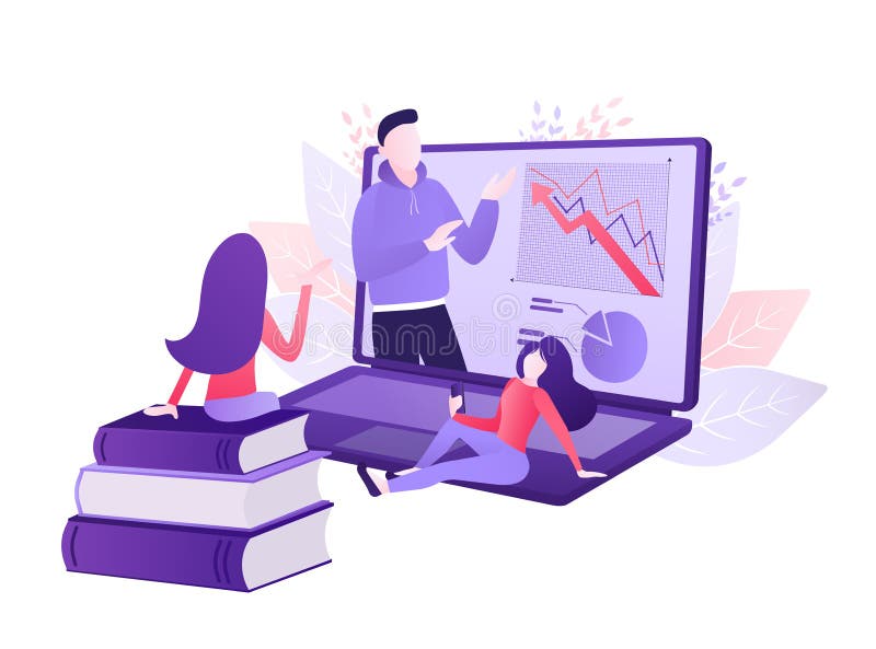 Cartoon Online Teaching for Web Design. Cartoon Character. Web Design ...