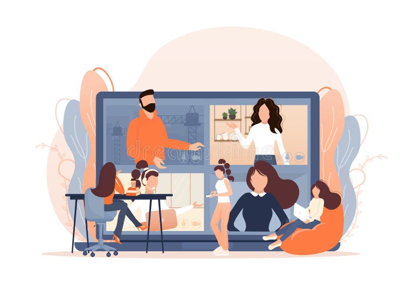 Cartoon Online Teaching for Web Design. Cartoon Character. Web Design ...