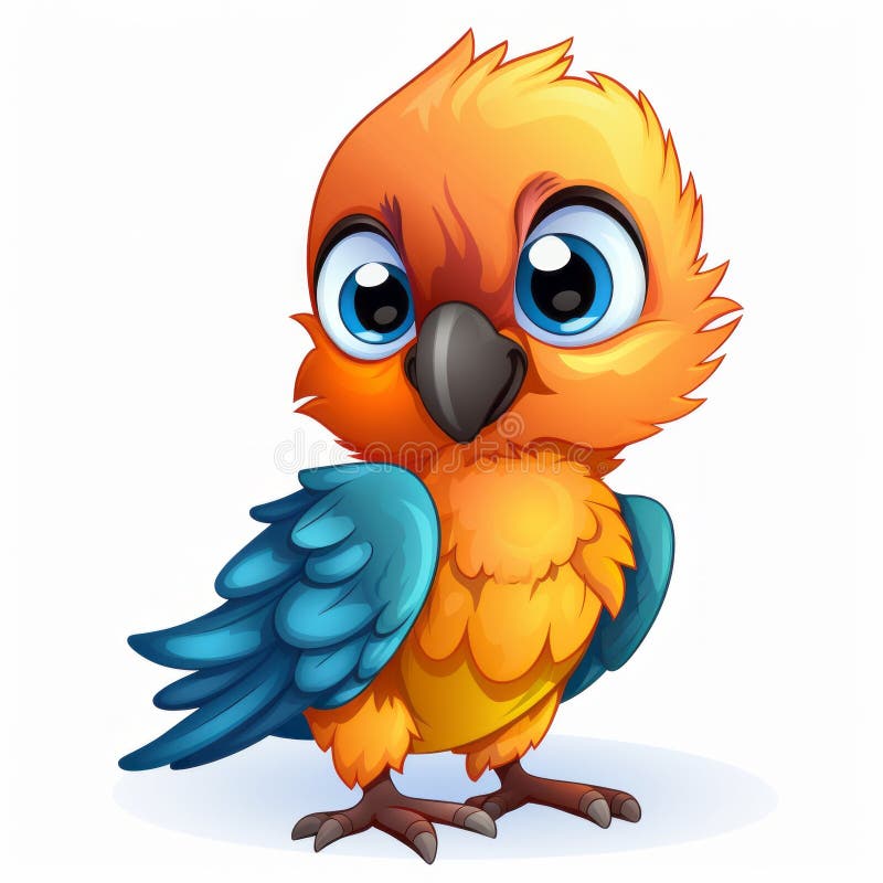 Cartoon Parrot Talking