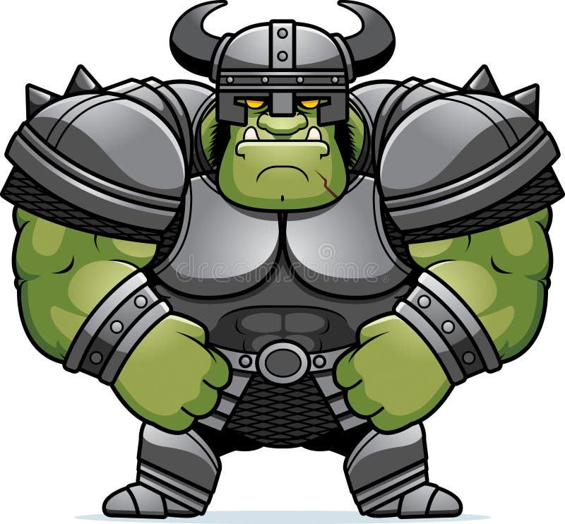 Cartoon Orc Armor stock vector. Illustration of clipart - 51211849
