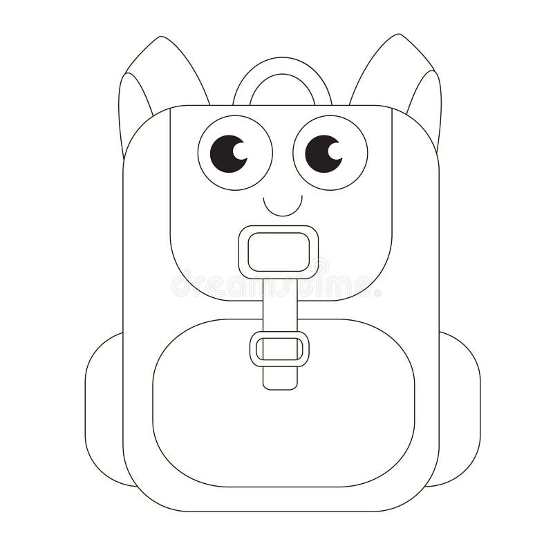 Cartoon outlined object. stock vector. Illustration of simple - 89912529