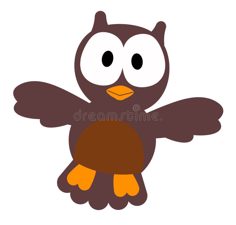 Cartoon owl stock illustration. Illustration of birds - 20970111