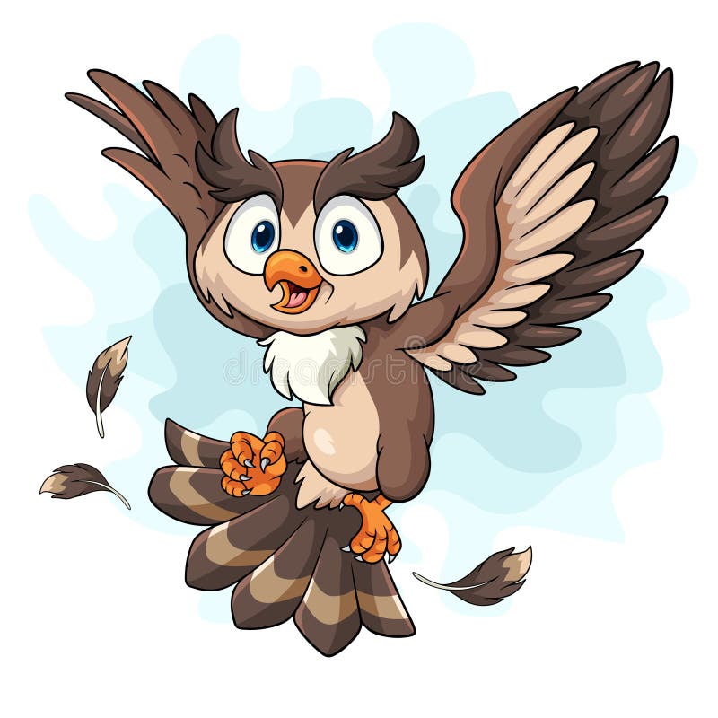 Flying Owl Cartoon Stock Illustrations – 9,908 Flying Owl Cartoon Stock ...