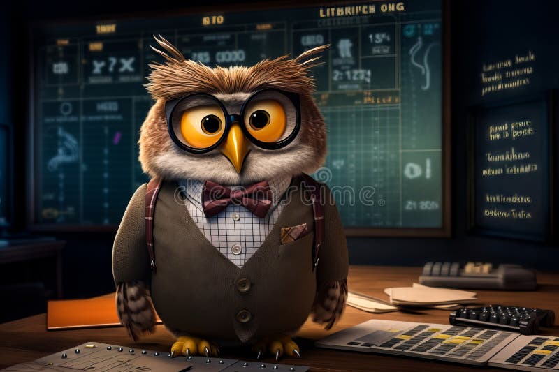 Man Sitting at Desk with Goat Head on His Head. Generative AI Stock ...