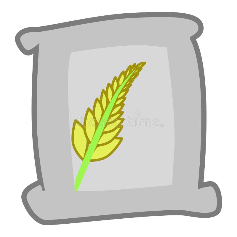 Cartoon paddy sack stock vector. Illustration of cartoon - 258223219