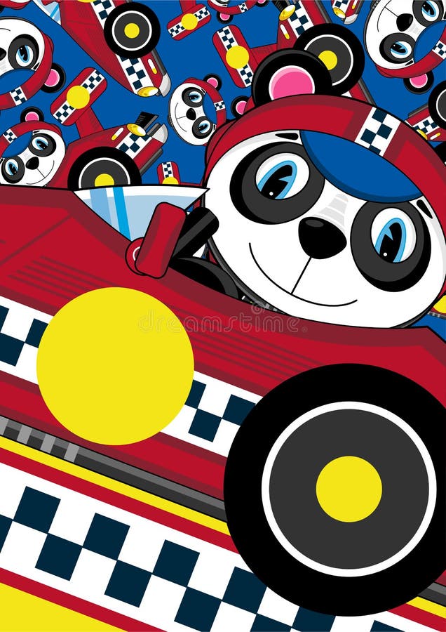 Panda Racing Car Stock Illustrations – 41 Panda Racing Car Stock ...