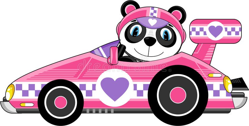 Panda Racing Car Stock Illustrations – 40 Panda Racing Car Stock ...